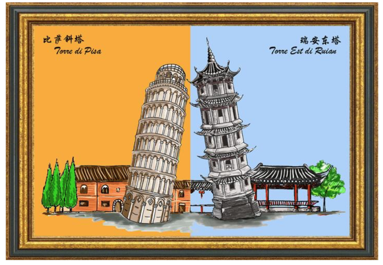 A police officer from Wenzhou created cartoons to cheer Italian people ...